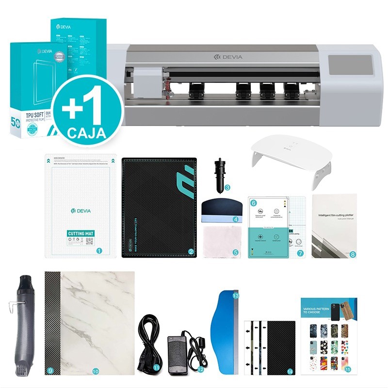KIT PT07 ECO LAPTOP - PLOTTER DE CORTE HIDROGEL DEVIA